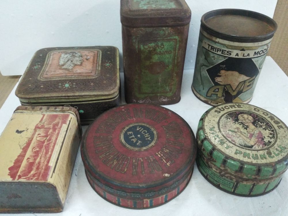 Achetez 6 anciennes boîtes occasion, annonce vente à Le Creusot (71 ...