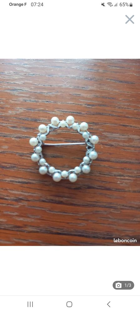 Achetez broche en or blanc occasion, annonce vente à Mont-Saint-Aignan (76) WB171817400