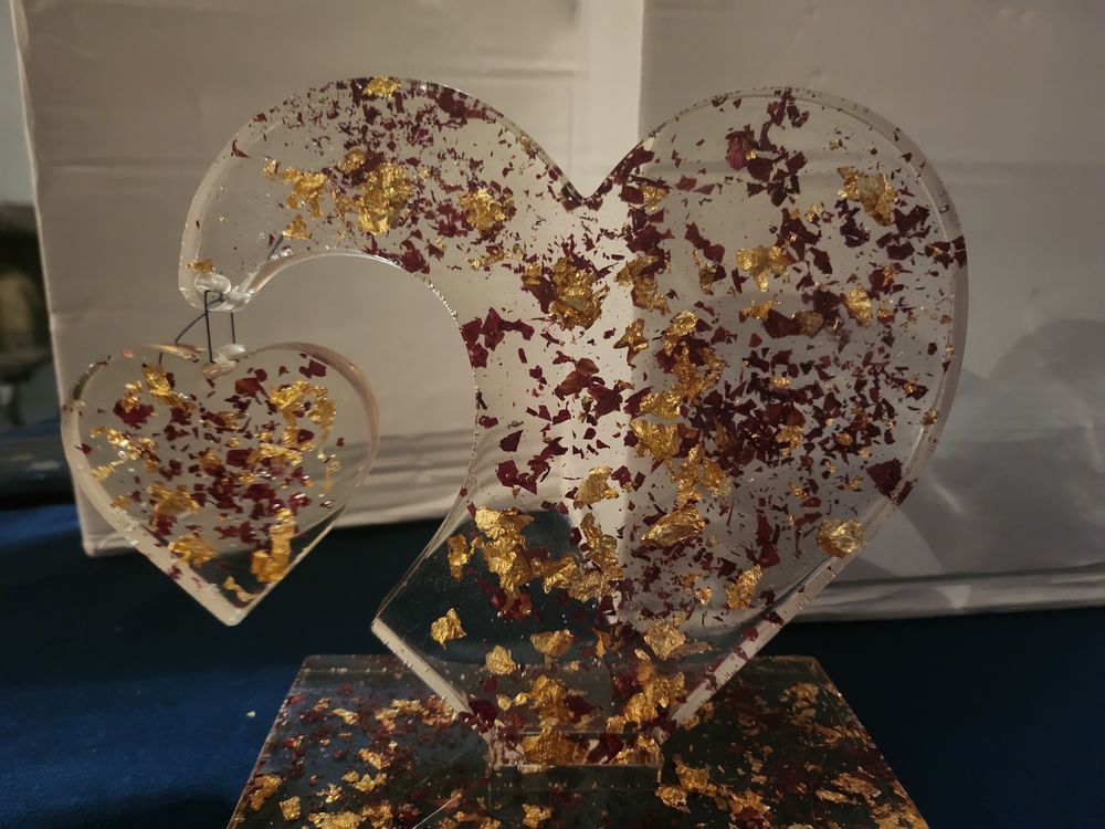 Achetez coeur en résine orné unique/collector, annonce vente à ...