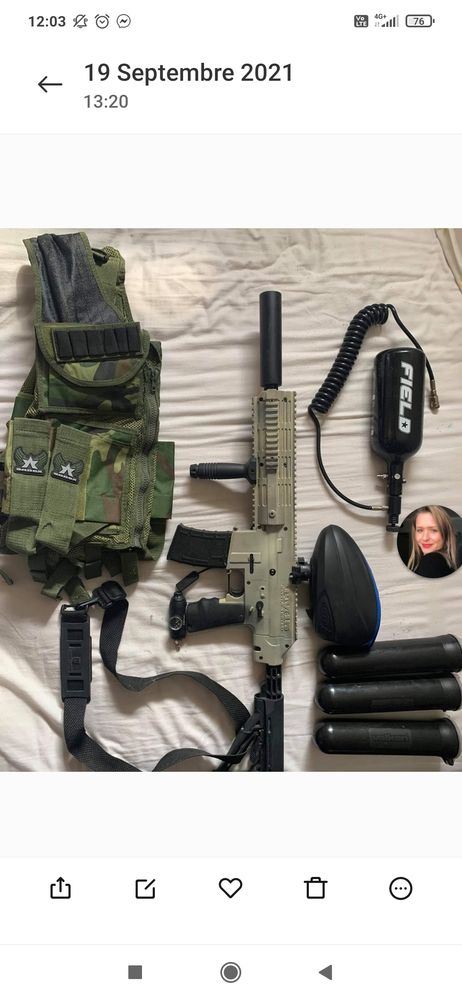 Achetez paintball tm15 tm15 quasi neuf, annonce vente à Pézenas (34 ...