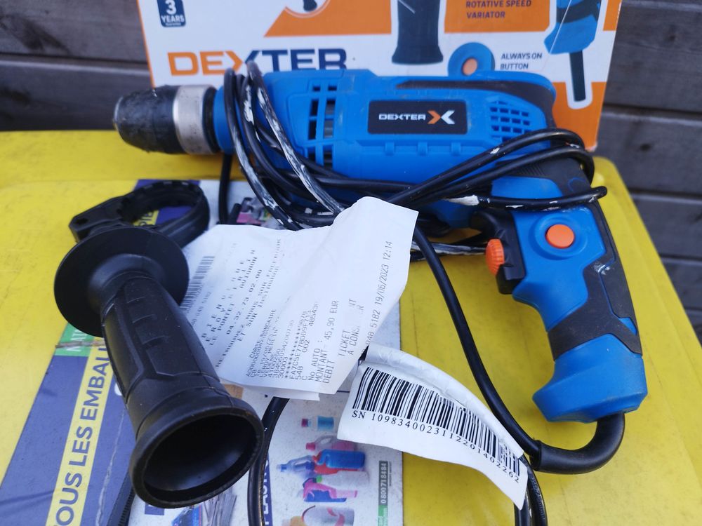 Achetez perceuse dexter 900w occasion, annonce vente à Avignon (84 ...