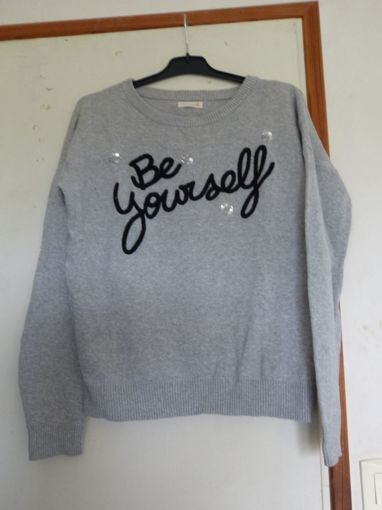 Achetez pull fin gris pull quasi neuf, annonce vente à Guégon (56 ...