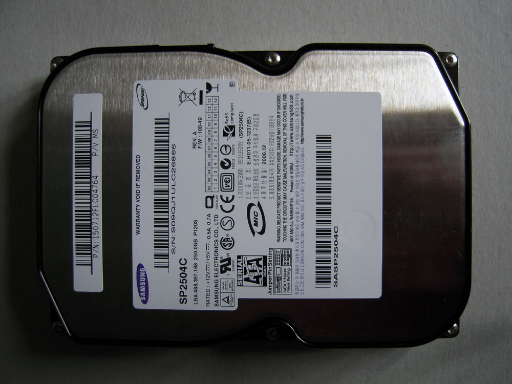 Achetez hdd samsung sp2504c occasion, annonce vente à Chaumontel (95 ...