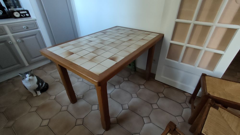 Table De Cuisine Carrelee Butnull