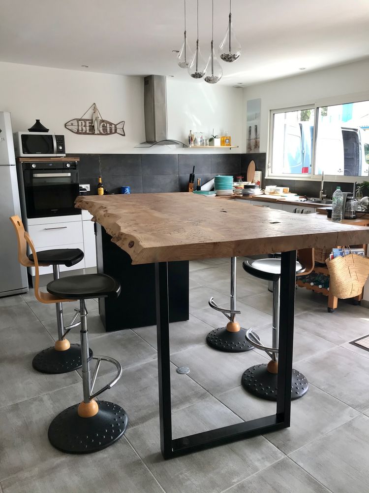 Achetez table haute en orme quasi neuf, annonce vente à Capbreton (40 ...
